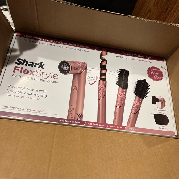 shark | Accessories | Flexstyle Air Styling Drying System Cherry ...